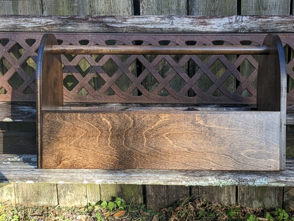 Classic Wooden Grooming Tote Box | eBay