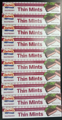 10PK Zachary Thin Mints ~ Raspberry ~ 5.5 OZ ~ SEALED ~ FAST SHIP ...