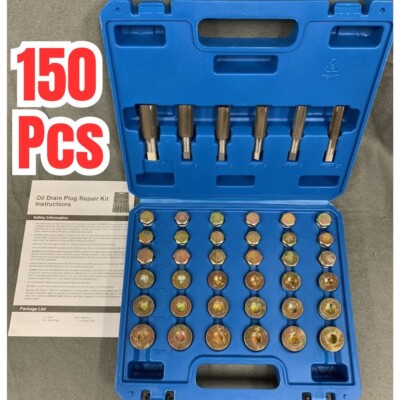 Oil Pan Drain Plug Repair Kit Thread Tool Metric Rethreading Bmw Audi ...