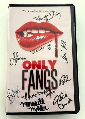 Onlyfangs VHS Signed By Cast Kansas Bowling Jessa Flux Drew Marvick ...