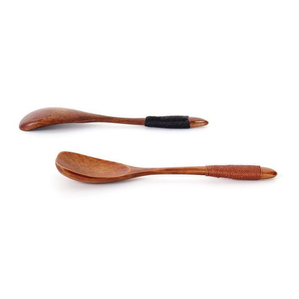 4 Pcs Wooden Jam Spoons Sugar Spoon Japanese Spoon Wooden Eating Spoons ...