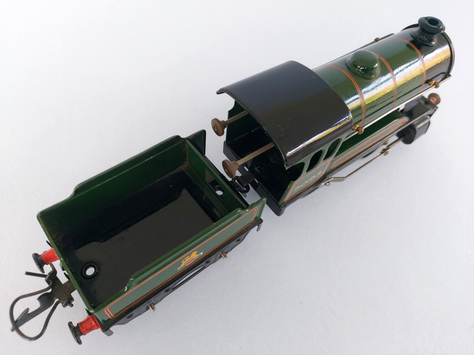 O Gauge HORNBY TRAINS Clockwork Type 51 Locomotive & Tender B.R. 50153 ...