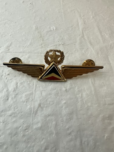 Vintage Original Gold Tone Delta Airlines Pilot Position Wings Badge | eBay