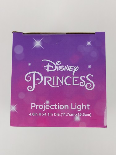 Disney Princess Projection Light Lamp 4.6"x4.1" Pink & Purple Idea ...