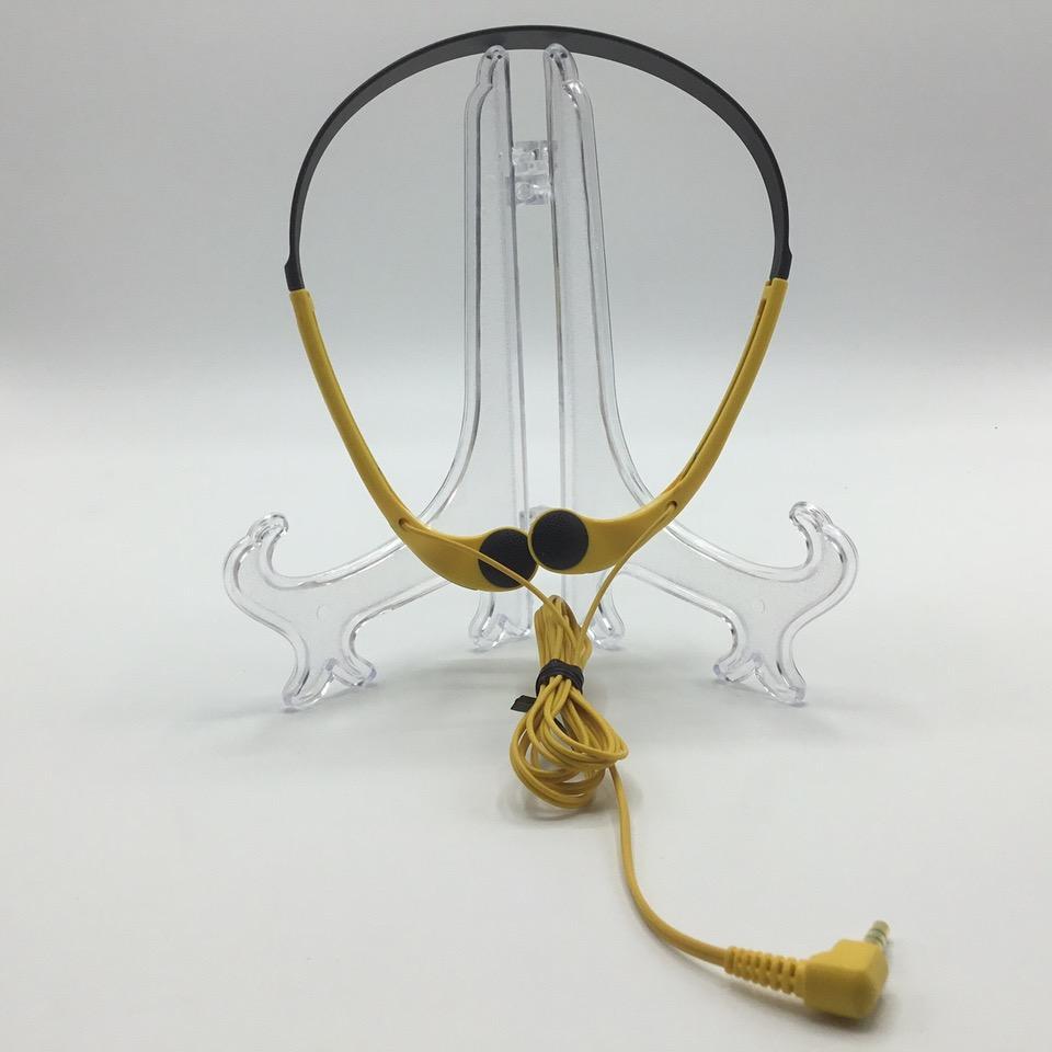 Sony Sports Lightweight Vertical Wired Headphones - Yellow (MDR-W014 ...