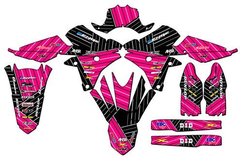 2014-2018 YZ 250 F 4-STROKE RACE SERIES Pink Senge Graphics Kit ...