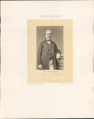 Corps Législatif, France, Edouard, Louis Piette (1806-1890) député de l ...