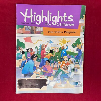 Vintage Highlights For Children Magazine - February 1999 | eBay
