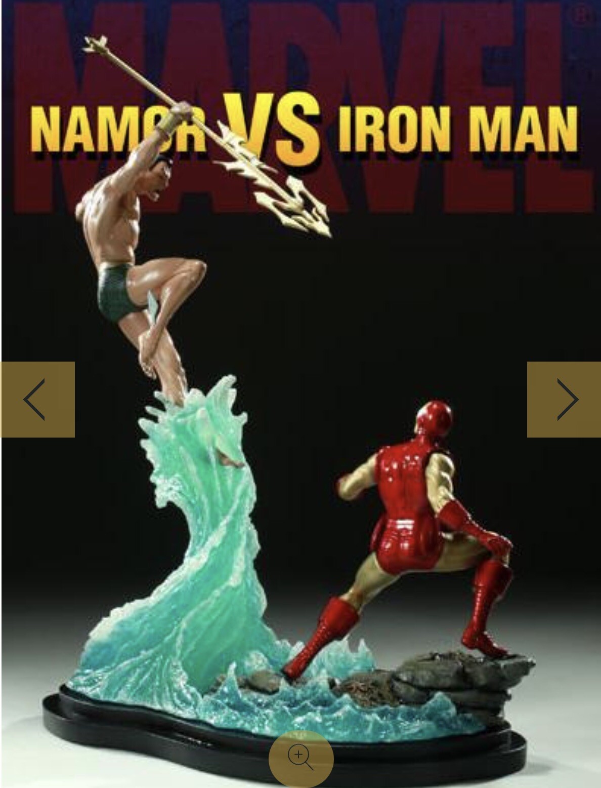 Sideshow Exclusive Iron Man VS Namor Diorama Marvel Avengers Statue New ...