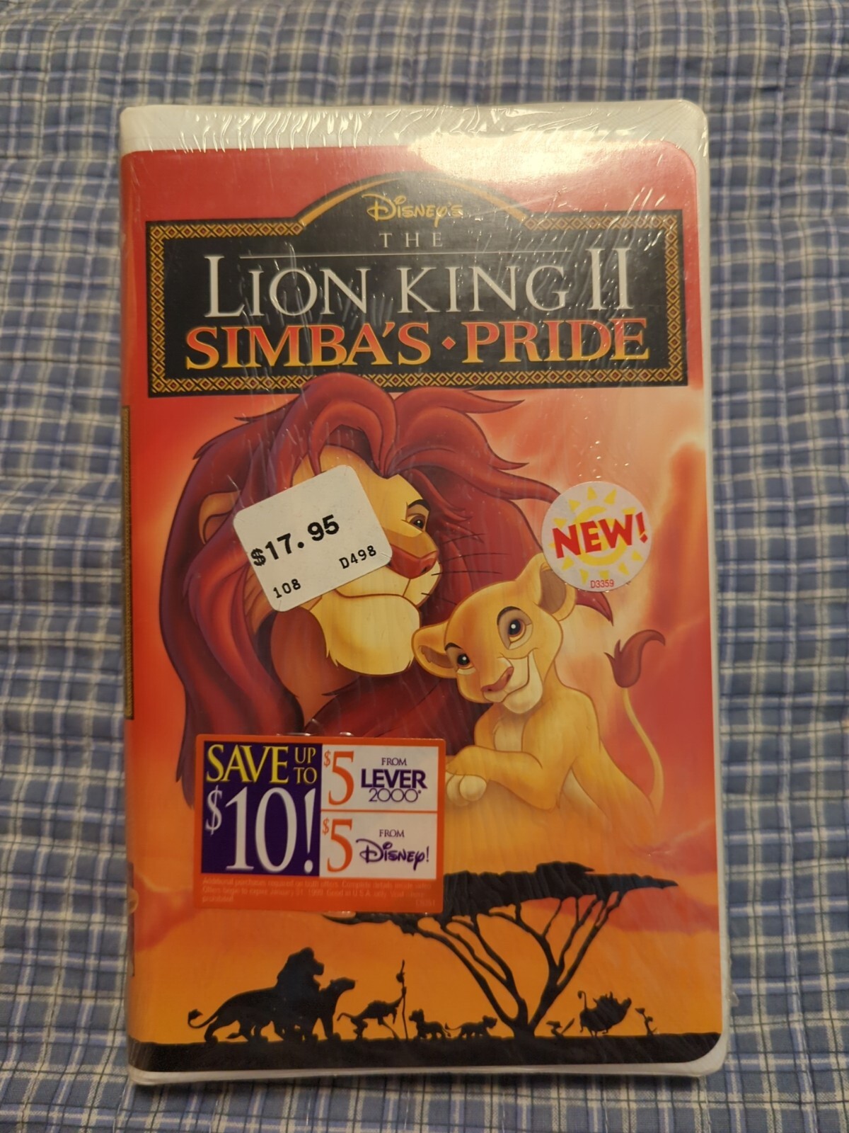 THE LION KING 2 SIMBA'S PRIDE -- Vintage VHS video tape NEW SEALED ...