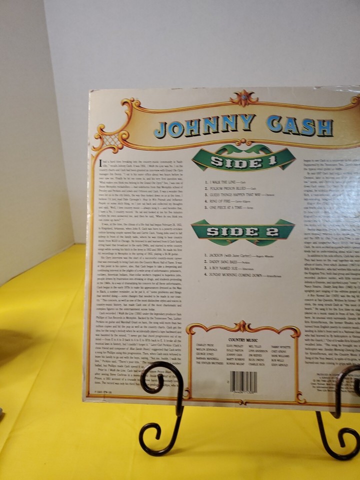 Johnny Cash Time Life Records Country Music Lp Vinyl Album Record | eBay