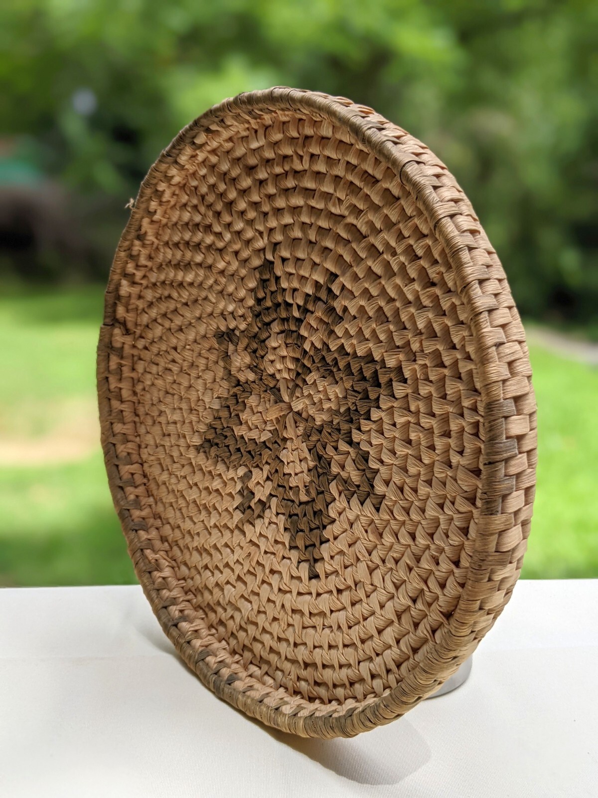 10.5" Fanner Basket in Gullah Sweetgrass Tradition | eBay