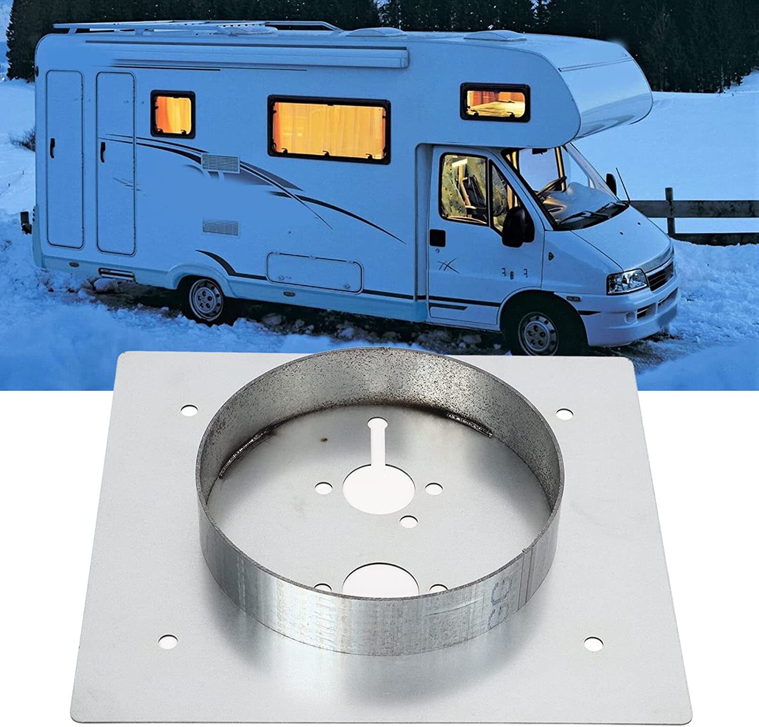 For Chinese Diesel Heater Mounting Plate Stainless Steel 60mm Turret ...