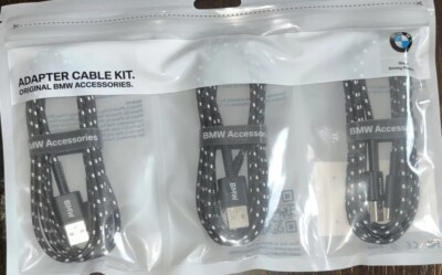 BMW Adapter Cable Kit - Phone USB Apple / Android 61125A66193 *Free ...