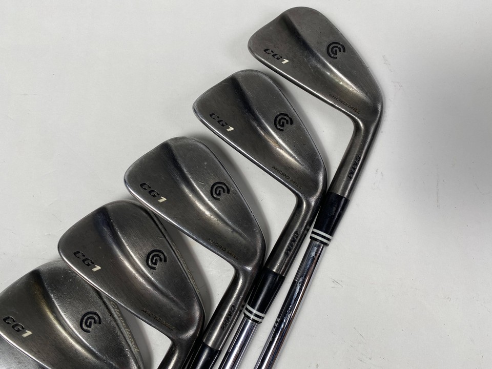Cleveland CG1 Black Pearl Iron Set 3-PW True Temper Dynamic Gold S300 ...