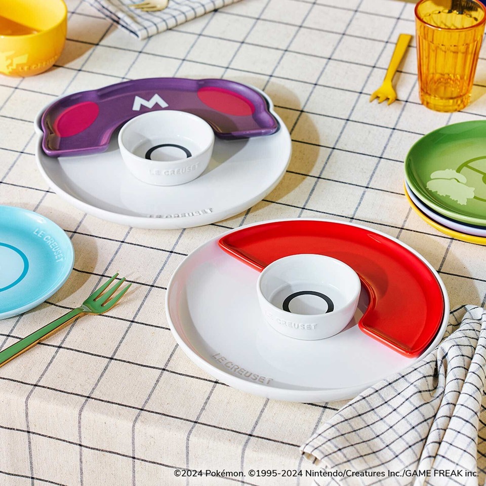 Pokemon Le Creuset collaboration Master Ball Tableware Set Japan ...