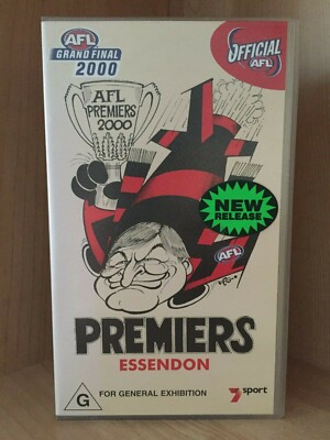 ESSENDON 2000 GRAND FINAL PREMIERS ~ AFL FOOTBALL ~ BRAND NEW SEALED ...