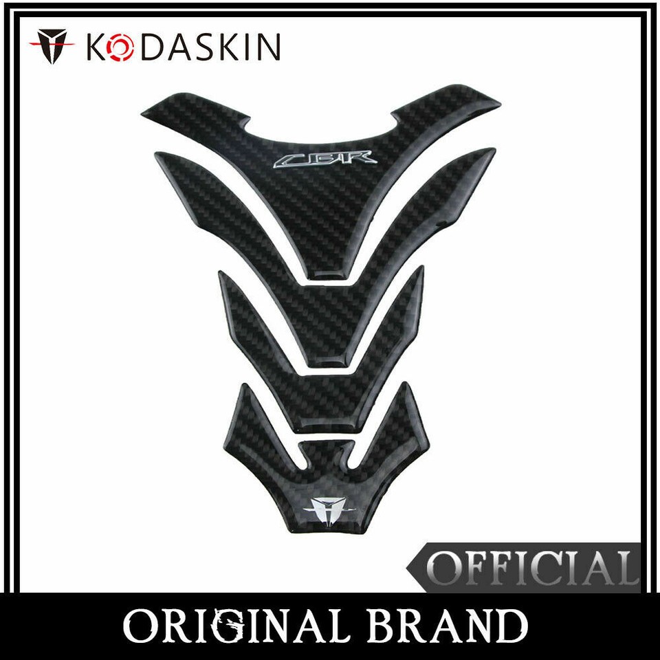 3D Real Carbon Fuel Traction Tank Pad Stickers Decals for Honda ...
