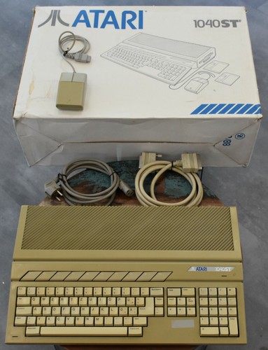Atari ST 1040 Home Computer System Grundgerät Konsole OVP im orig ...