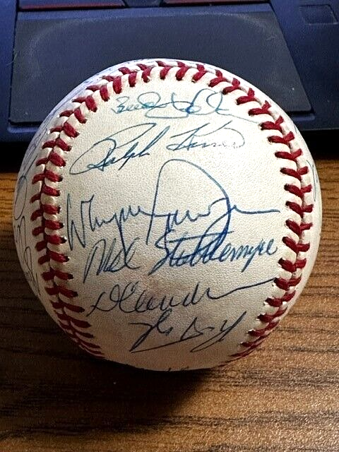 MLB OLD TIMERS 4 SIGNED AUTOGRAPHED BASEBALL! Lou Brock, Ralph Kiner ...