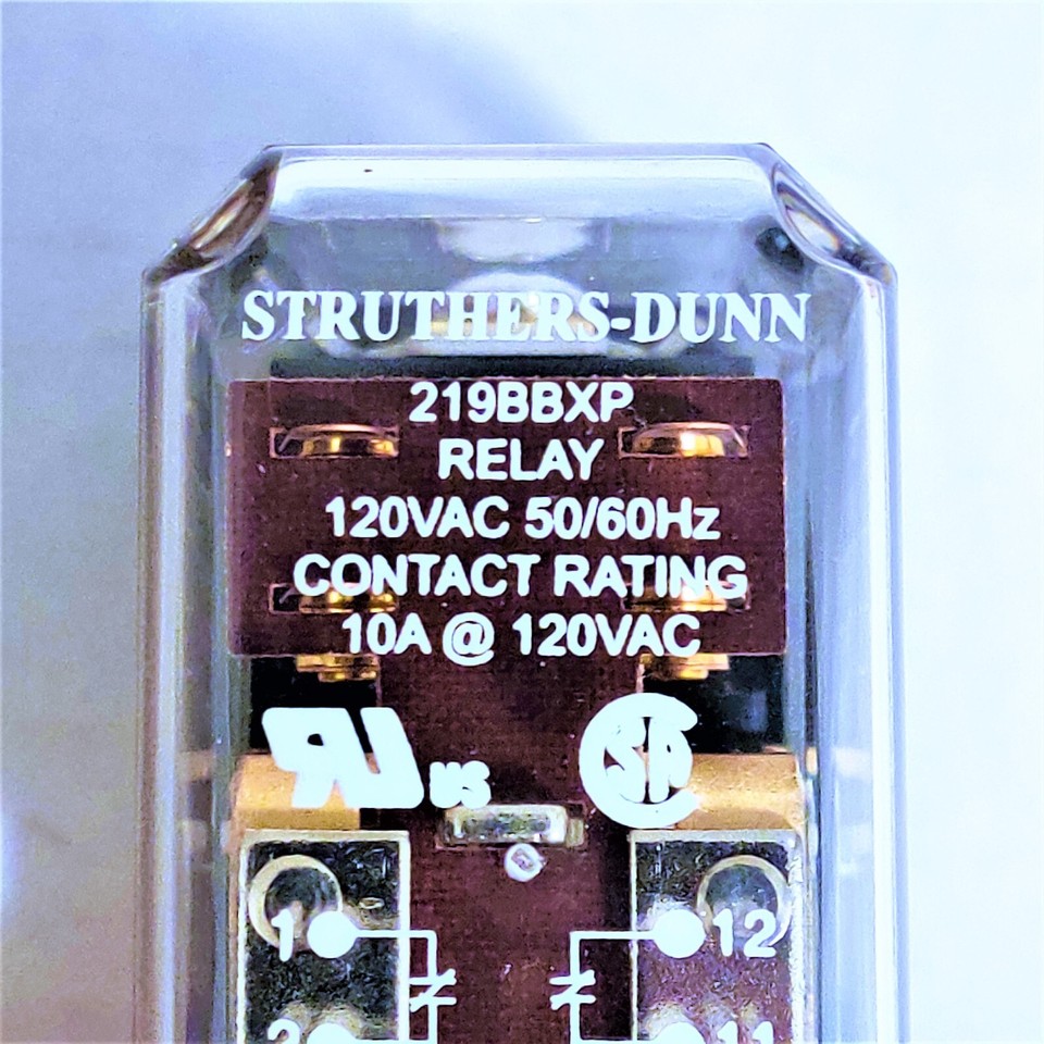 STRUTHERS DUNN 219BBXP RELAY 120VAC COIL | eBay