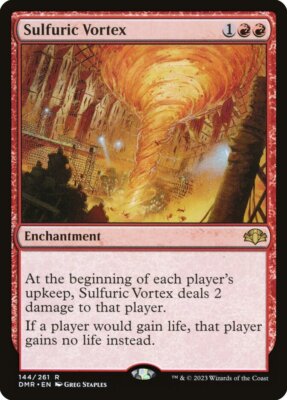 MTG Magic the Gathering Sulfuric Vortex (144/520) Dominaria Remastered ...
