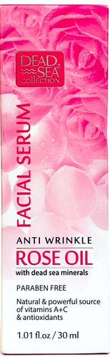 1 Count Dead Sea Collection Anti Wrinkle Rose Oil Facial Serum 1 01 Oz