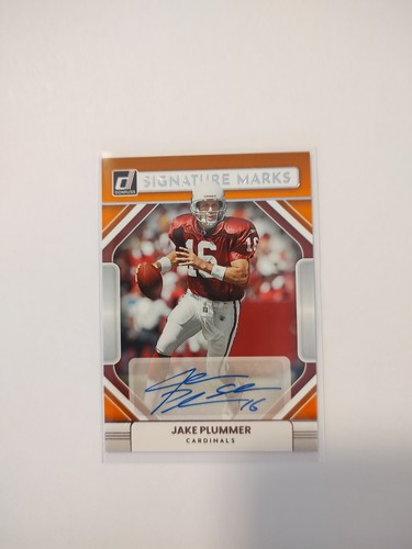 2022 Panini Donruss Signature Marks Orange Jake Plummer Autograph #sm ...