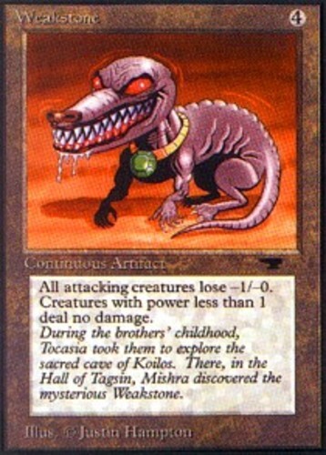 1x Weakstone NM-Mint, English Antiquities MTG Magic | eBay