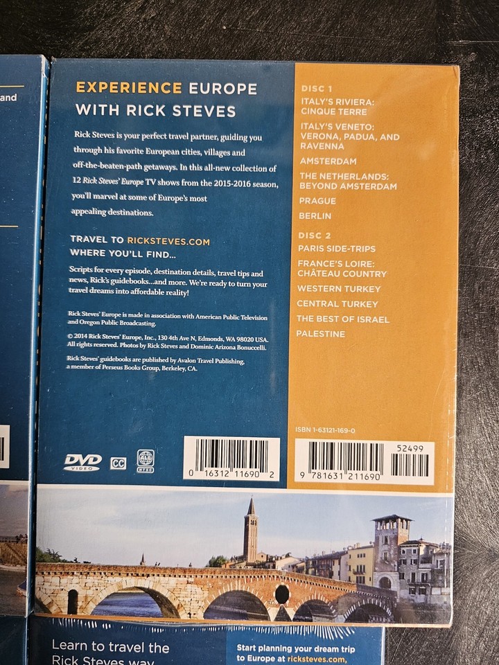 Rick Steves Europe LOT The Complete Collection 2015-2016 2017-2018 New ...