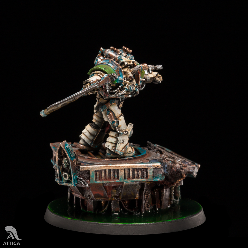 Calas Typhon Captain of Death Guard painted figure Horus Heresy Pre ...