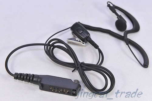 FBI Style G-Shape Earpiece Earphone PTT Mic for Sepura Radio STP8000 ...