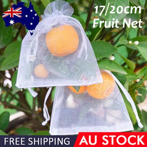 10PC Fruit Net Bag Agriculture Garden Vegetable Protection Mesh Insect ...