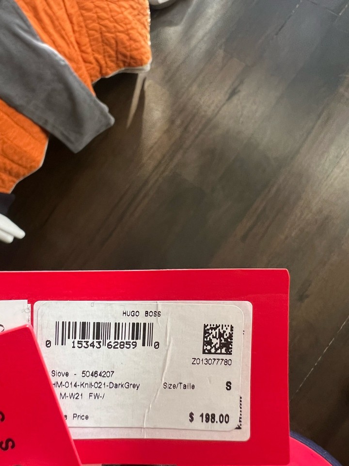 Hugo Boss wool cashmere sweater. Dark Grey. Brand New. Never worn ...