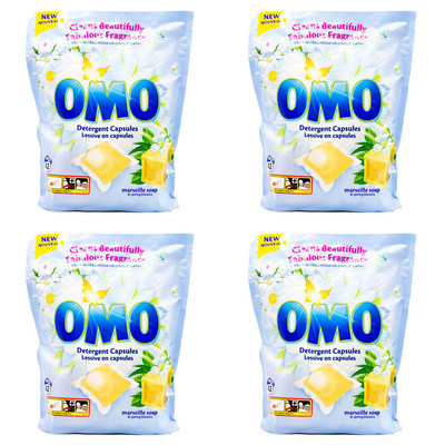 168pc Omo Detergent Laundry Capsules/Pods Marseille Soap & Spring ...