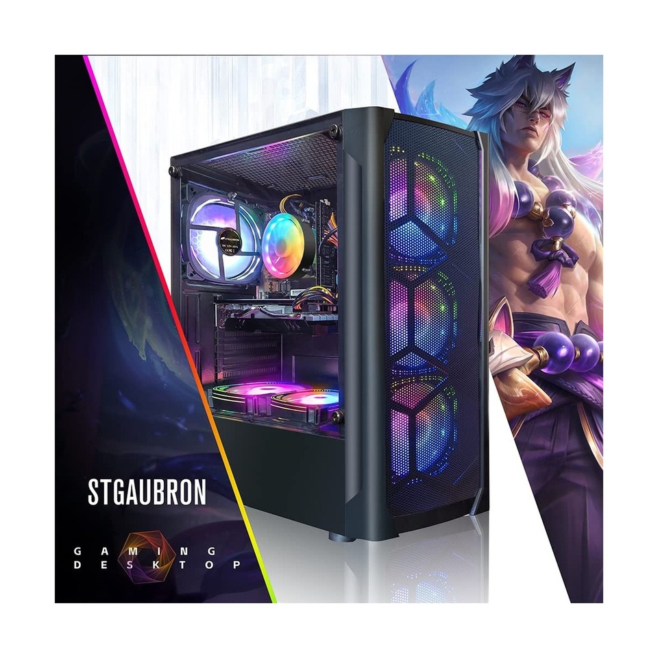 STGAubron Gaming Desktop PC Computer,Intel Core I7 3.4 GHz up to 3.9 ...