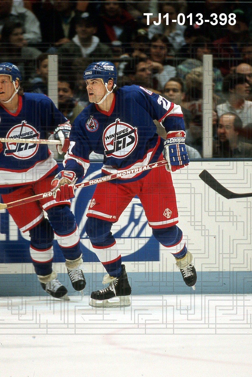 Teppo Numminen 1993 - Winnipeg Jets - 35mm color slide - TJ1-013-398 | eBay