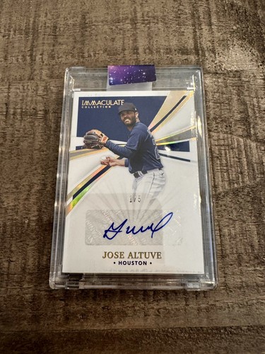 2021 Panini Immaculate Baseball, Jose Altuve Autograph /5 | eBay