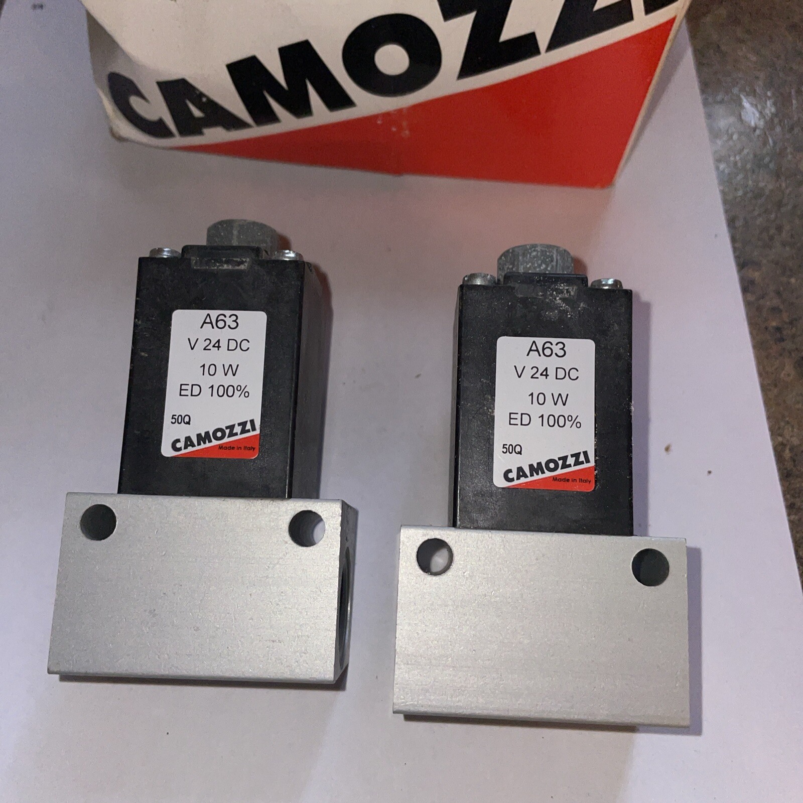 Camozzi Valve 623-15E 15 Bar 50 Q A63 V 24 DC 10 W Box Of Two | eBay