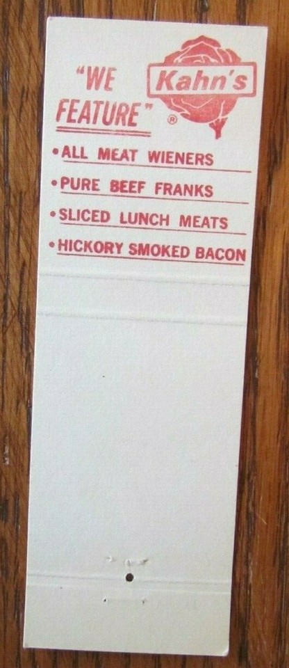 KING KWIK MINIT MARKETS (HQ: CINCINNATI, OHIO) (MATCHBOOK MATCHCOVER ...