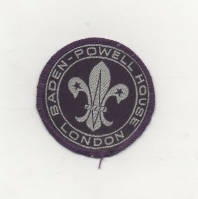 Original Maroon Baden Powell House London Scout Badge/ Patch | eBay
