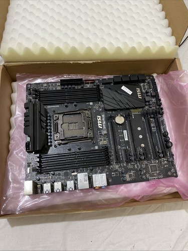 MSI X99S SLI PLUS LGA 2011-3 Motherboard Intel X99 DDR4 SATA3.0 USB3.0 ...