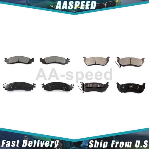 Brake Pads Front Rear For Ford Explorer Sport Trac 4.6L 2010 2009 2008 ...