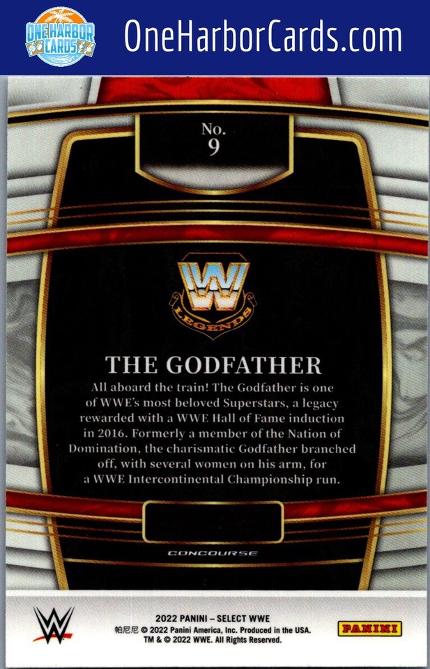 2022 Panini Select WWE #9 The Godfather | eBay