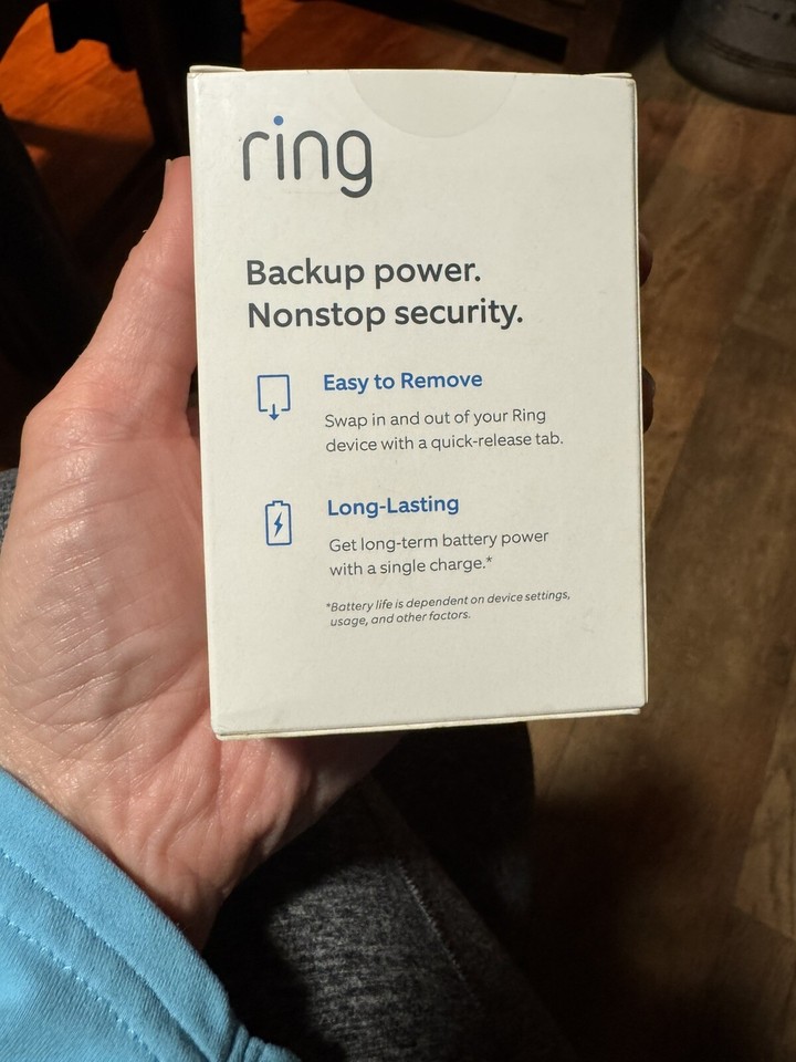 Ring Quick Release Battery Pack Rechargeable Power For Ring Devices | eBay