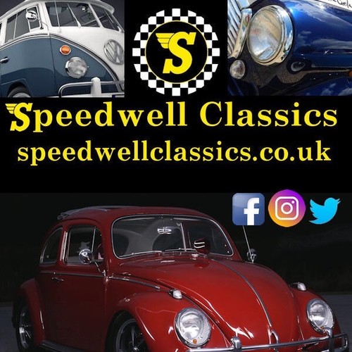 Speedwell Extrenal Sticker 7cm (Classic Mini Cooper VW Camper Beetle ...