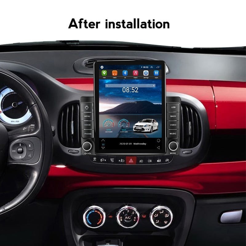 9.7" Android 15 Car stereo video GPS Carplay player for Fiat 500L | eBay