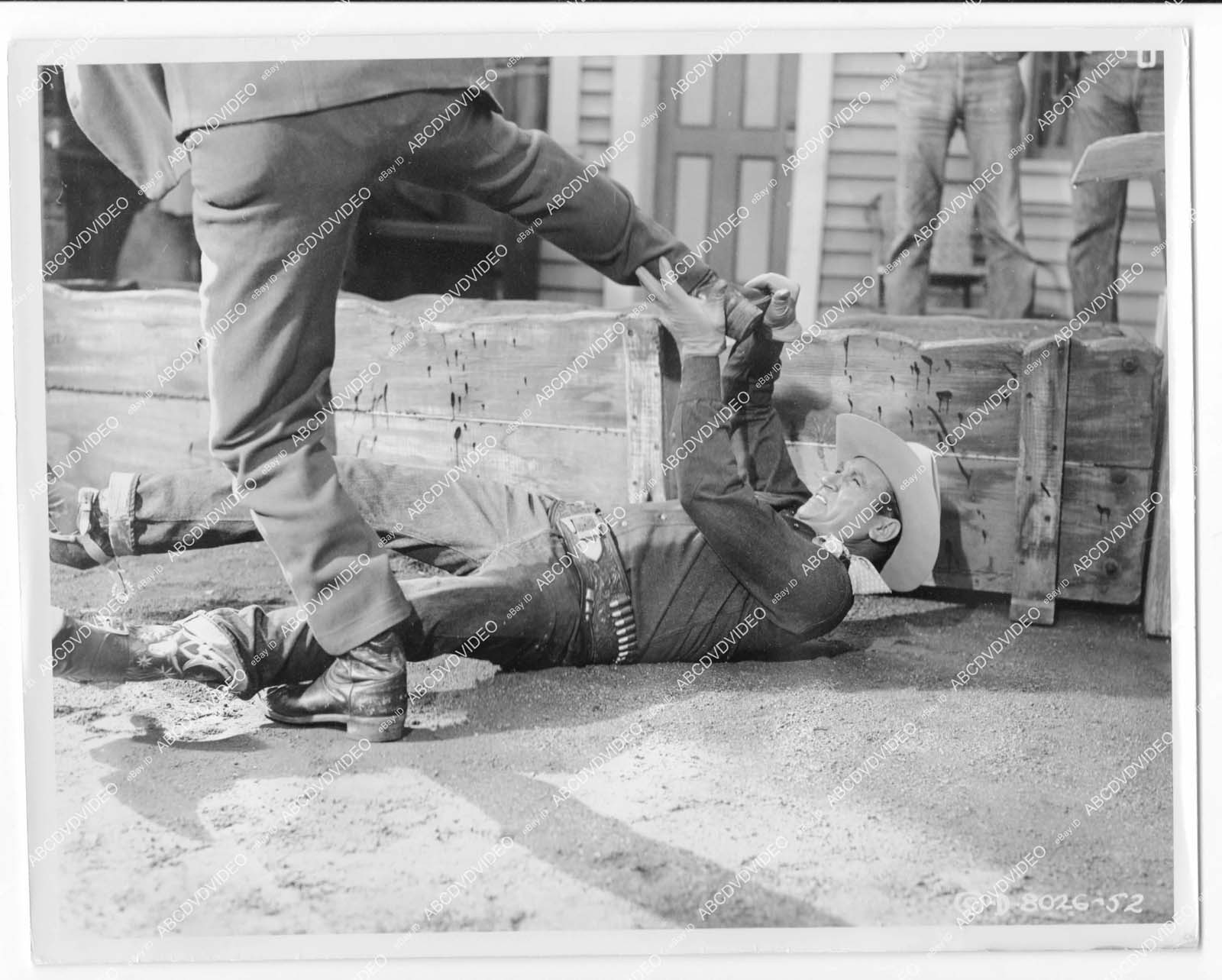 o31226 1951 orig photo Gene Autry, Harry Lauter film Whirlwind orp ...