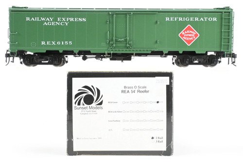 O Brass Sunset Models Third Rail REA Railway Express Agency 54' Reefer ...