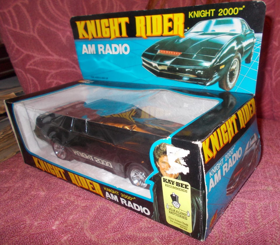 VINTAGE AM TRANSISTOR RADIO KNIGHT RIDER KNIGHT 2000 CAR RADIO 1984 | eBay